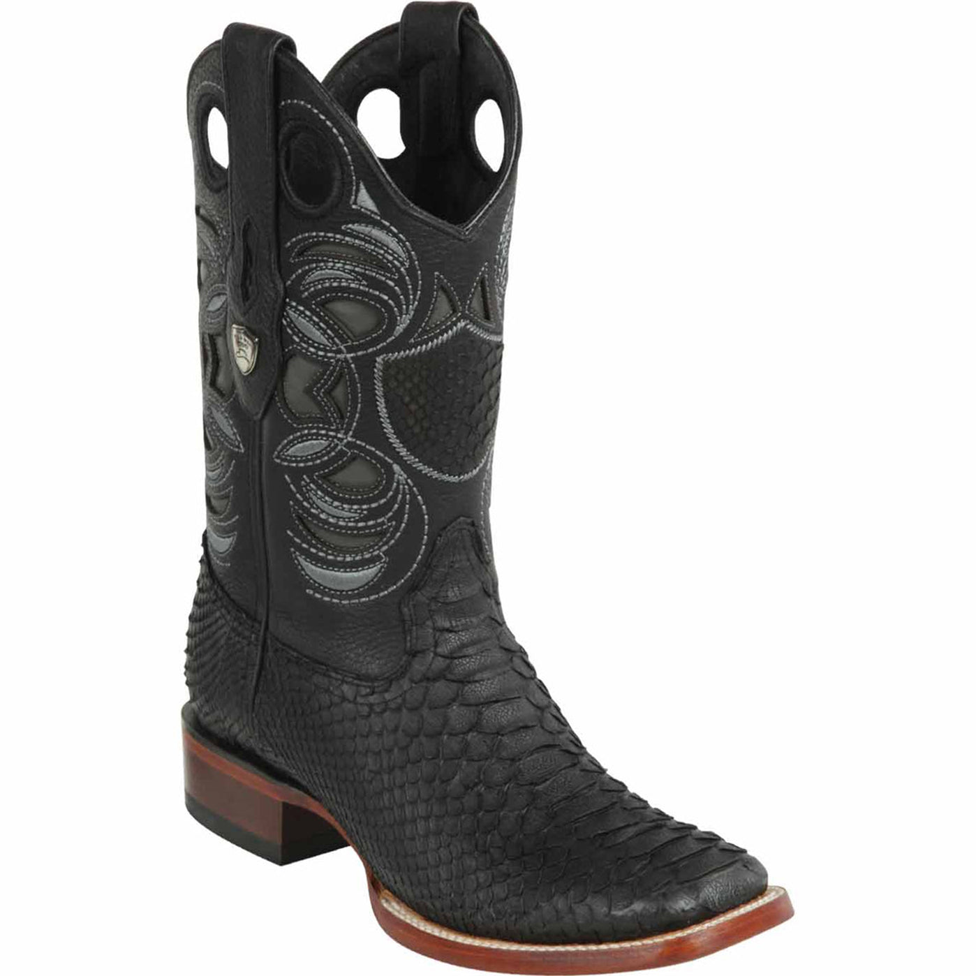 Python Snake Boots Mens Square Toe – MensUSA
