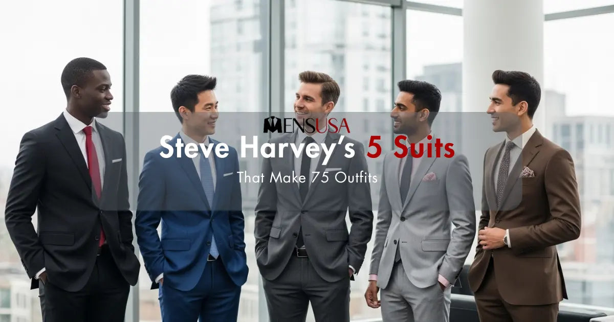 Steve Harvey’s 5 Suits That Make 75 Outfits — MensUSA