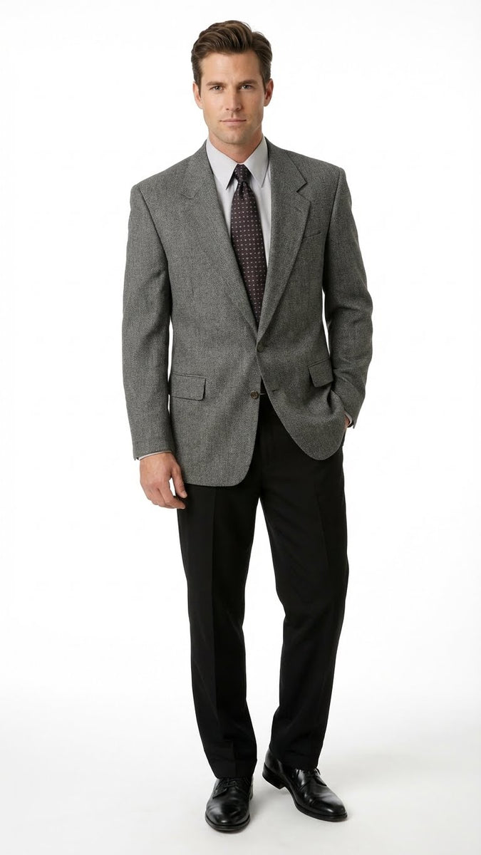 Men’s Dark Grey Blazer – Charcoal Grey Sport Coat Jacket — MensUSA