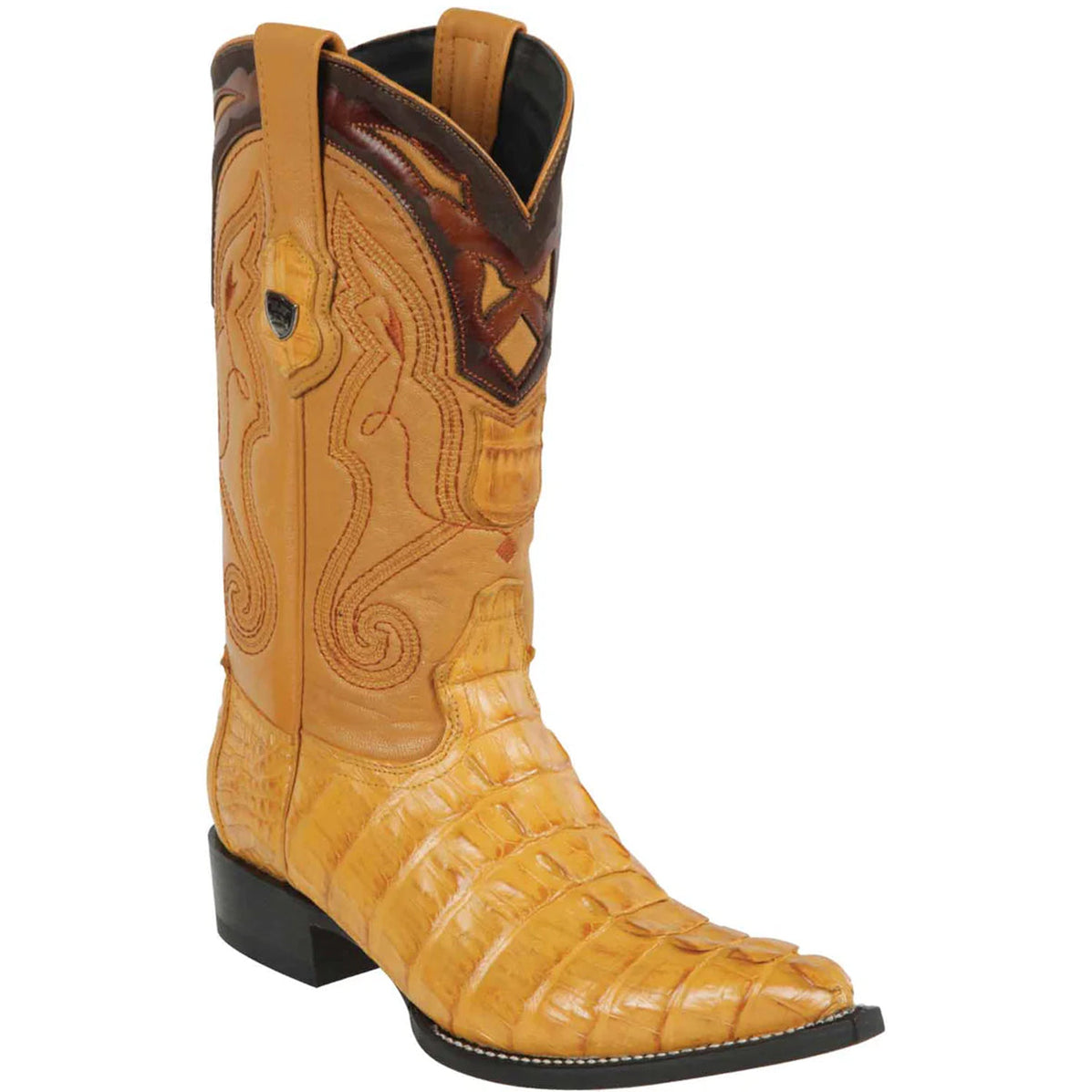 Caiman Tail Long Pointy Mexican Boots — MensUSA