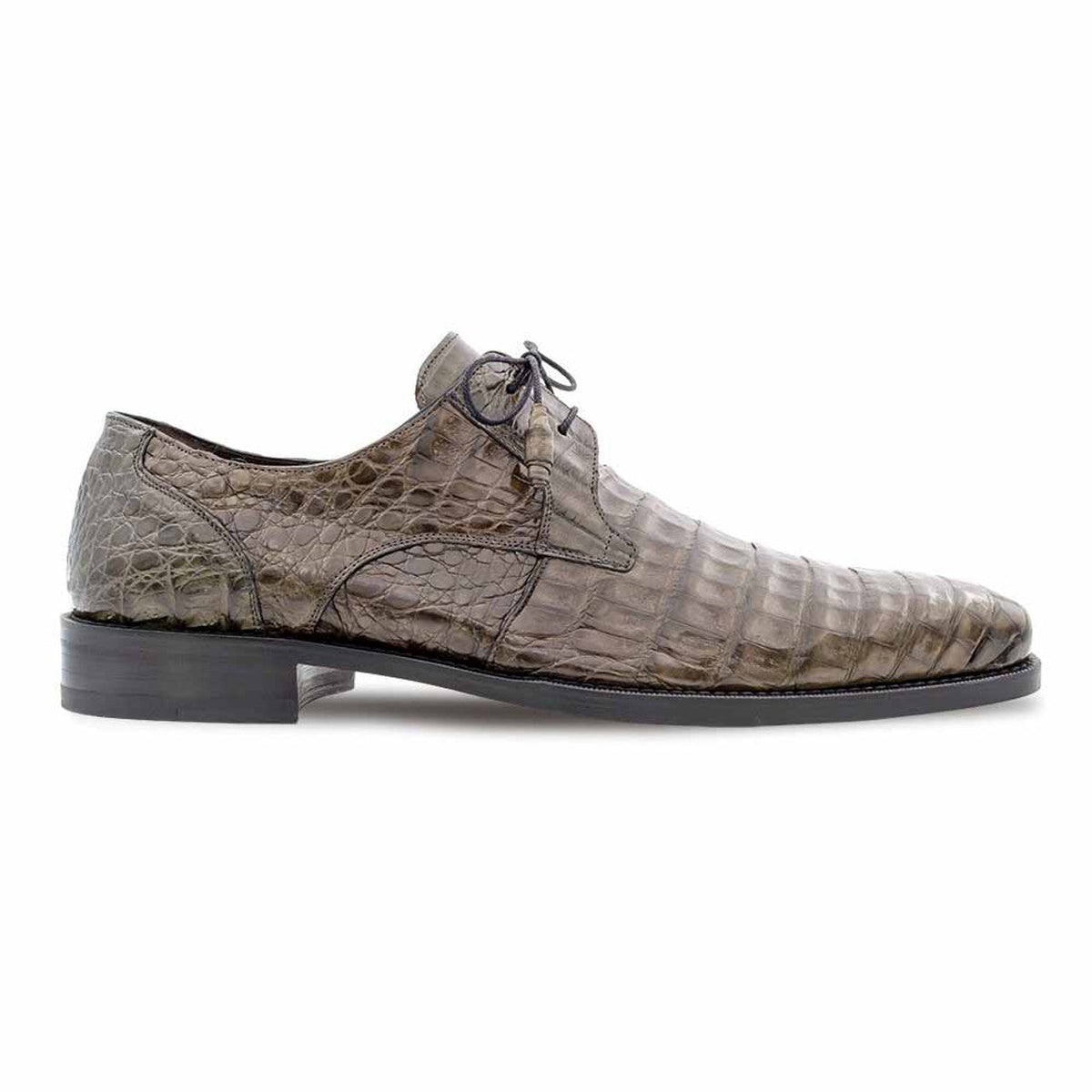 Mezlan Anderson Grey Genuine Crocodile Lace-Up — MensUSA