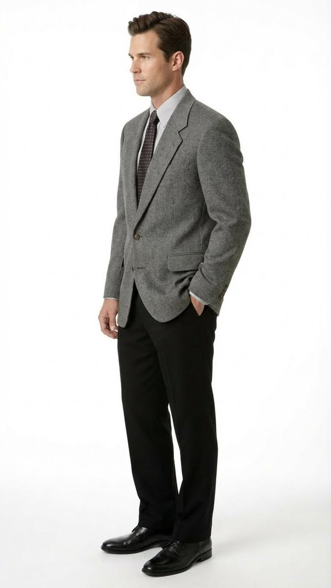 Men’s Dark Grey Blazer – Charcoal Grey Sport Coat Jacket — MensUSA