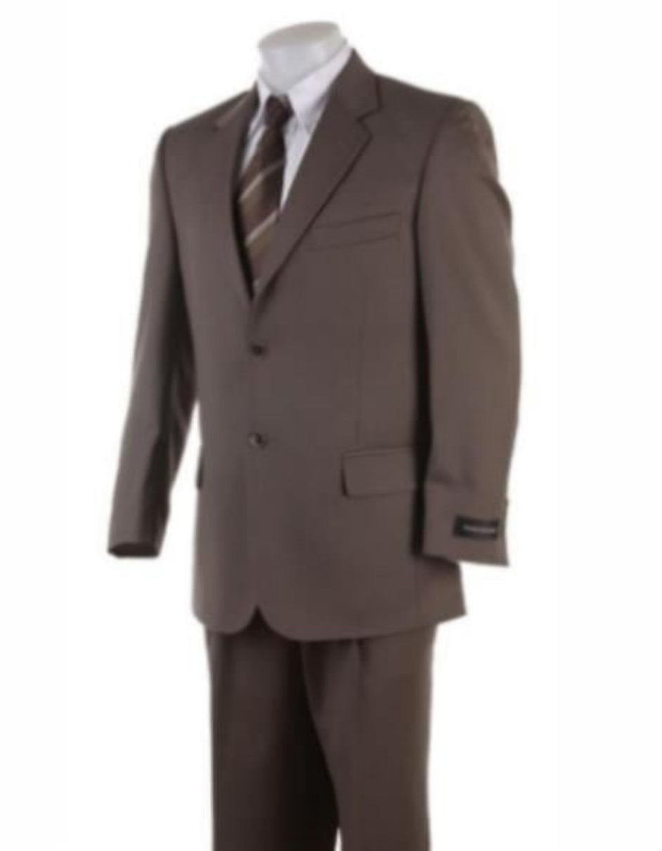 48 Short Suit - Mens Brown Suits 48s — MensUSA