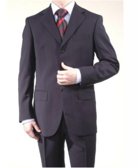 48 Short Suit - Mens Dark Navy Suits 48s — MensUSA