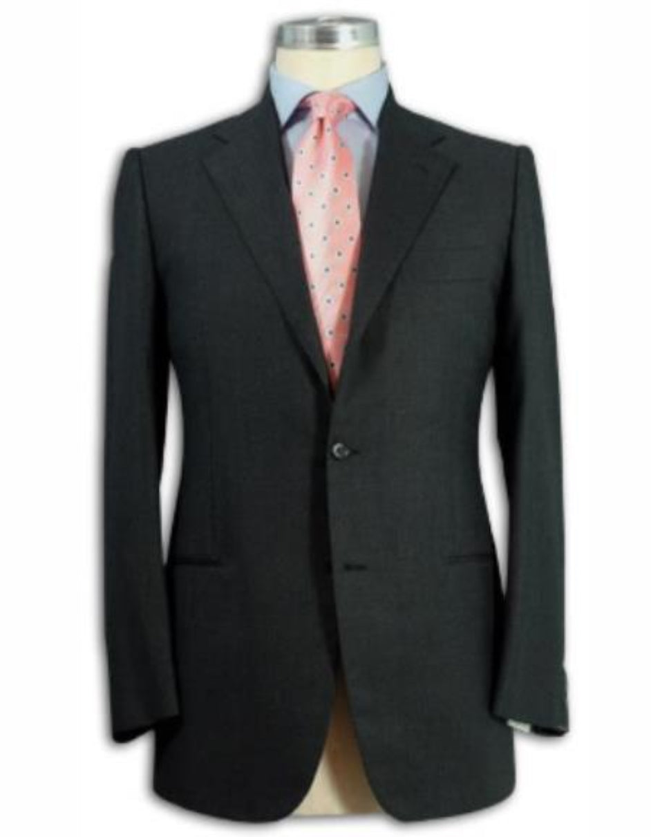 48 Short Suit - Mens Darkest Charcoal Gray Suits 48s — MensUSA
