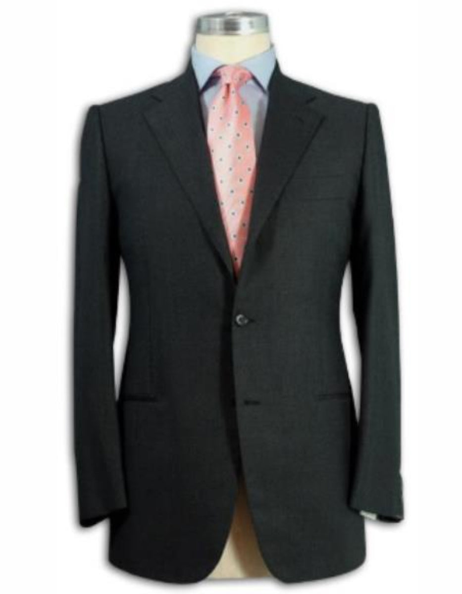 48 Short Suit - Mens Darkest Charcoal Gray Suits 48s — MensUSA
