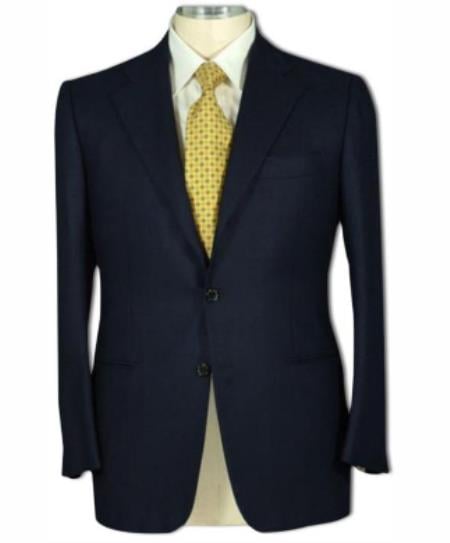 48 Short Suit - Mens Solid Black Suits 48s — MensUSA