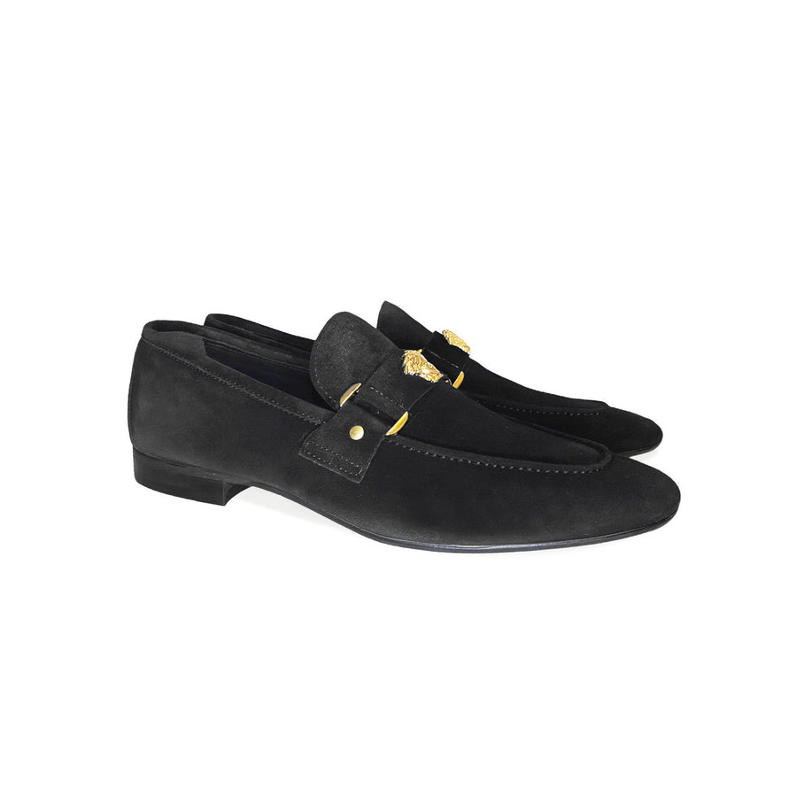 P000663-5229S-Black Suede — MensUSA