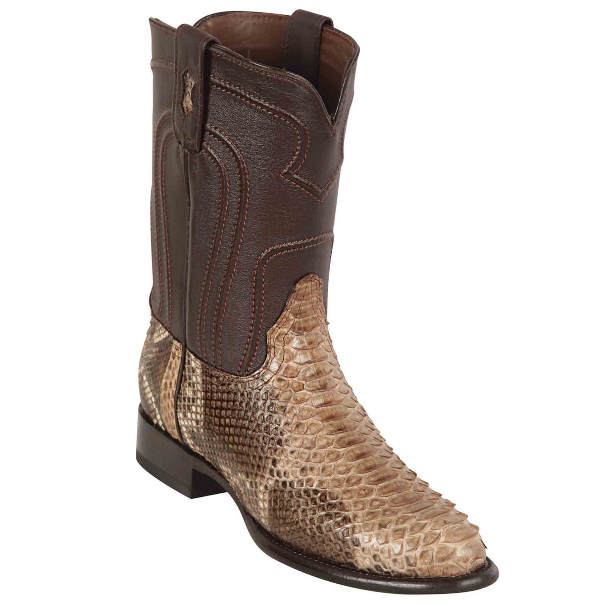 Roper Snakeskin Western Boots — MensUSA