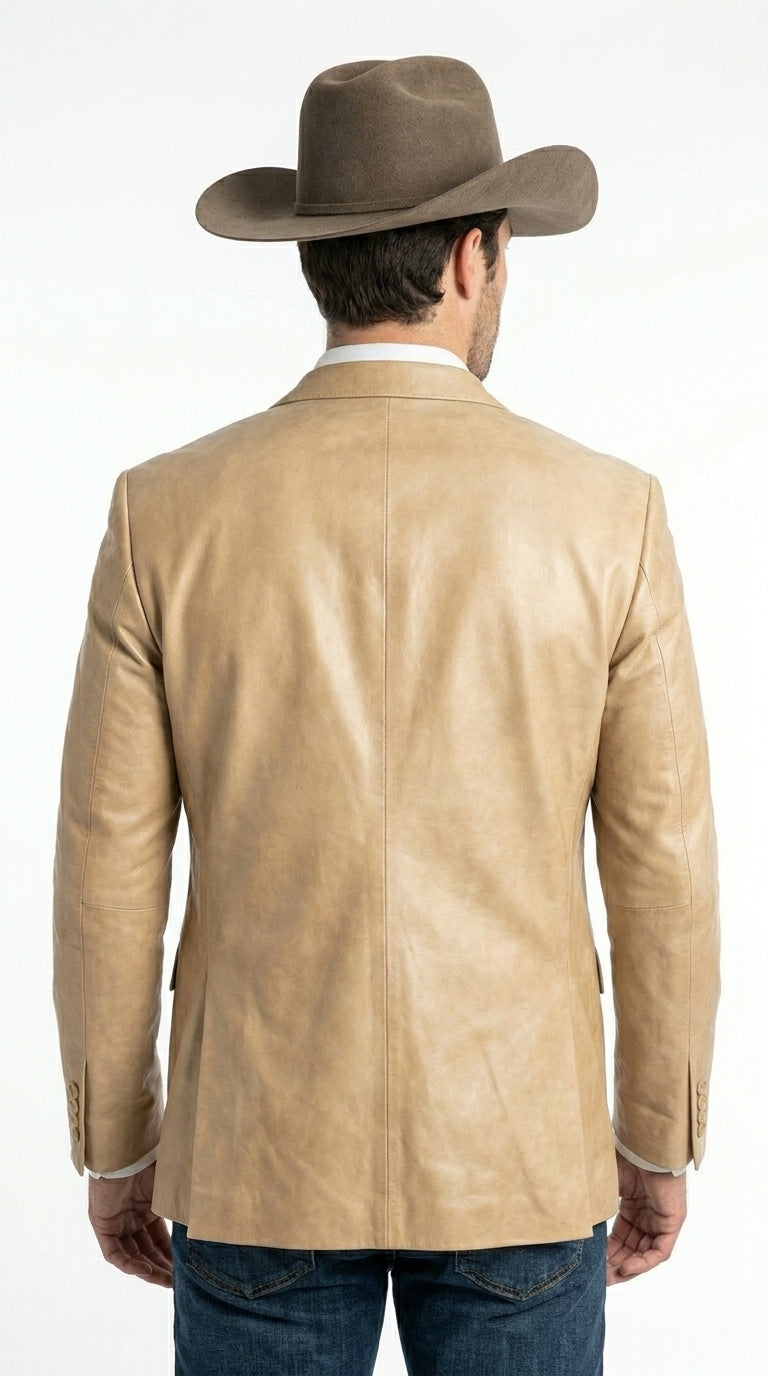 Men’s Champagne Gold Western Blazer, Formal Cowboy Wedding Ranch Sport ...