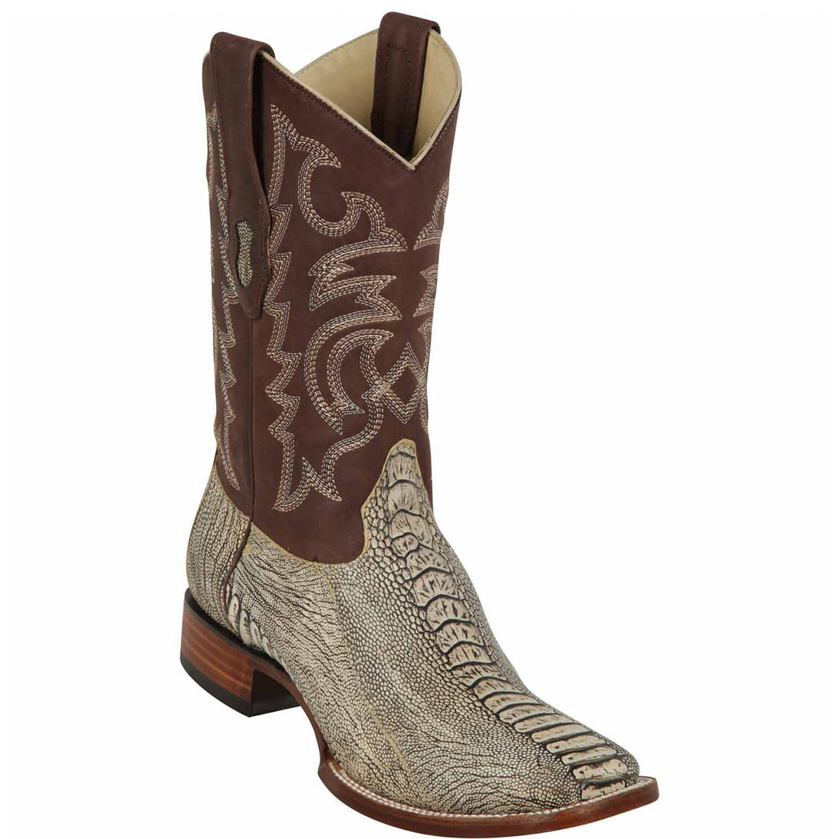 Rustic Oryx Ostrich Leg Boots — MensUSA
