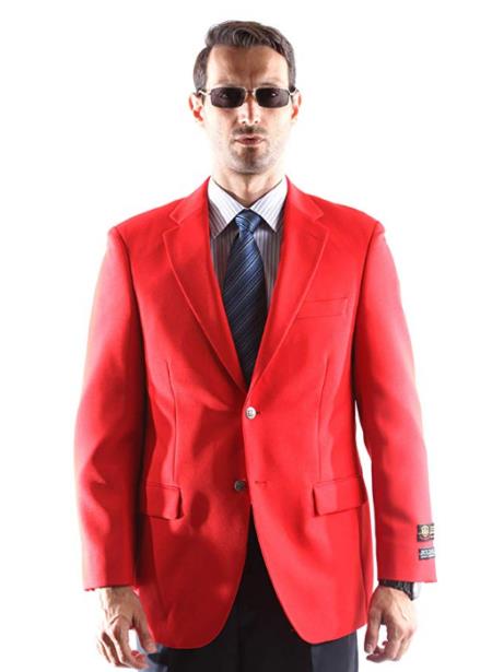 Big and Tall & Extra Long Sizes Men's Blazer With Brass Buttons — MensUSA