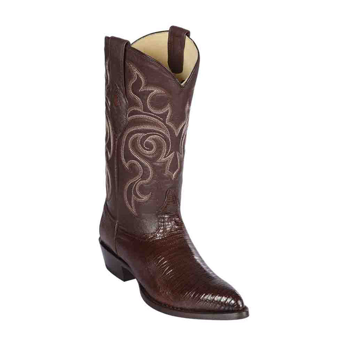 Men’s Brown Teju Lizard J-Toe Boot | Los Altos – Alligator Warehouse ...