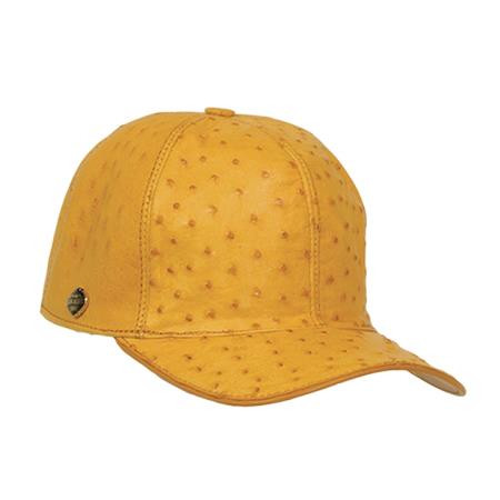 Baseball Buttercup Genuine Ostrich Cap — MensUSA