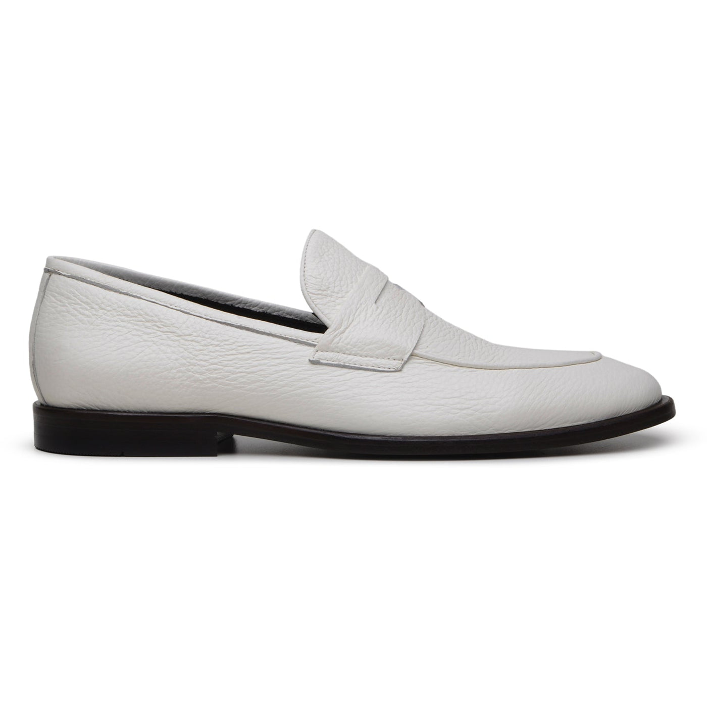 Belvedere NOHR White Leather Luxury Shoe — MensUSA