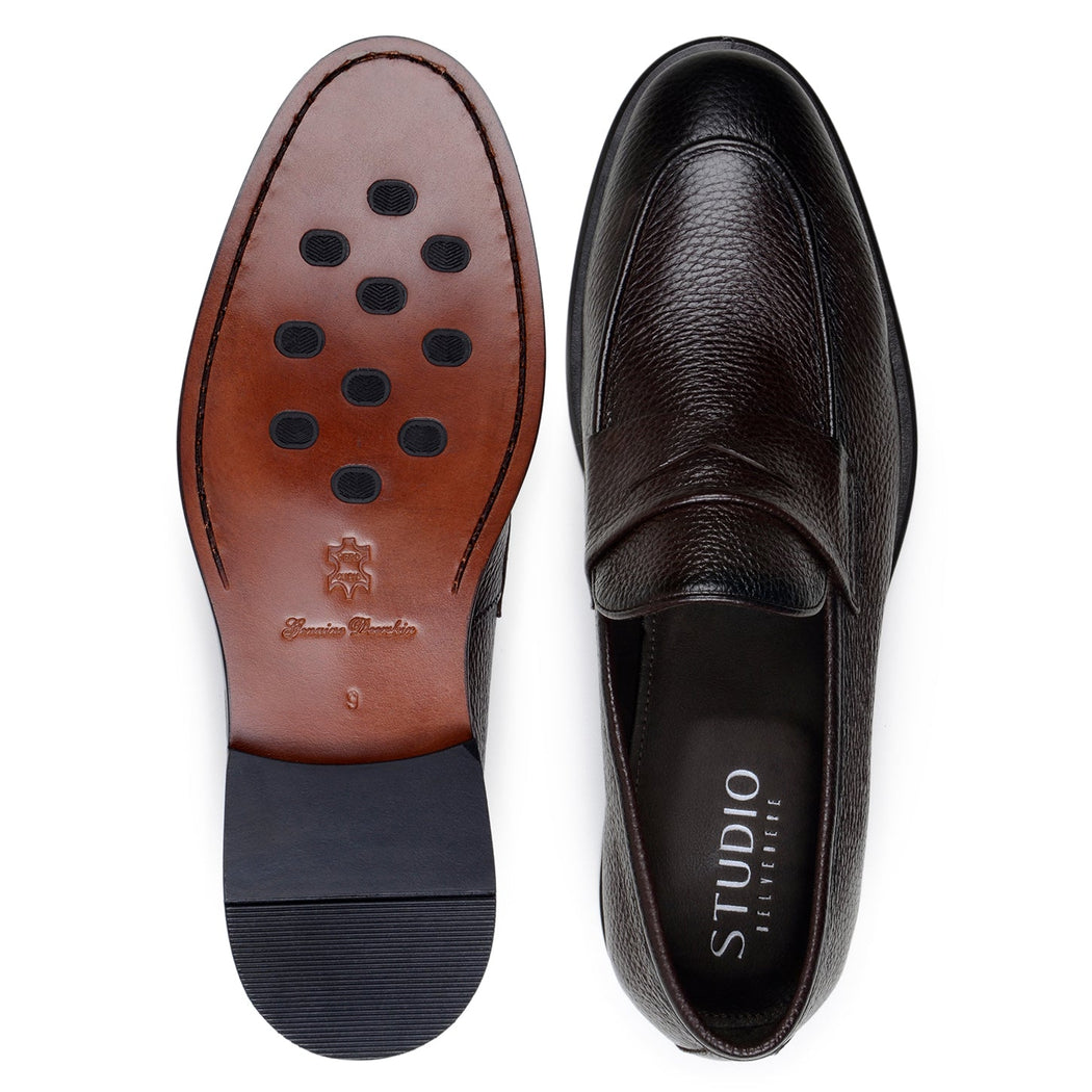Belvedere NOHR: Brown Alligator Leather Dress Shoe — MensUSA