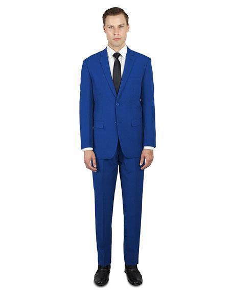 Festive Classic Fit Indigo ~ Bright Blue ~ Electric Blue ~ Cobalt Suit ...
