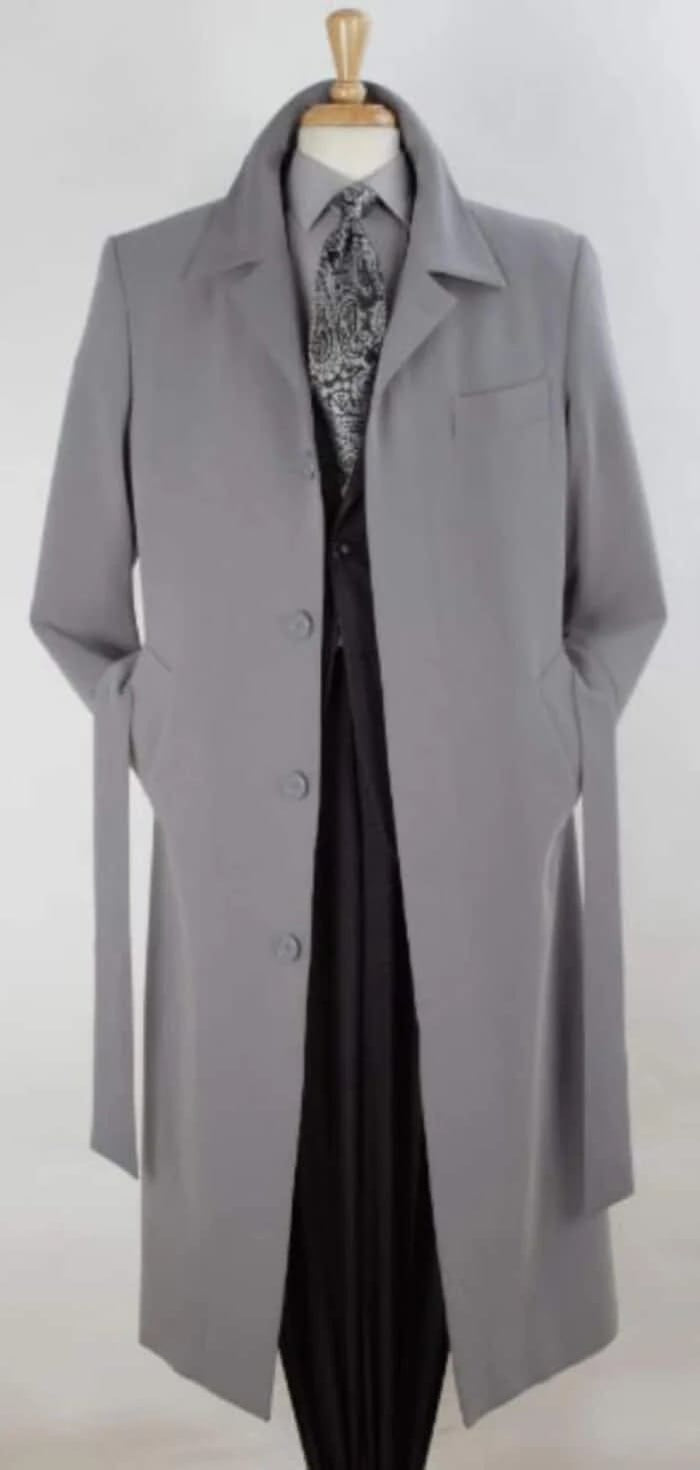 Men's Full Length Overcoat – Classic Winter Long Top Coat — MensUSA