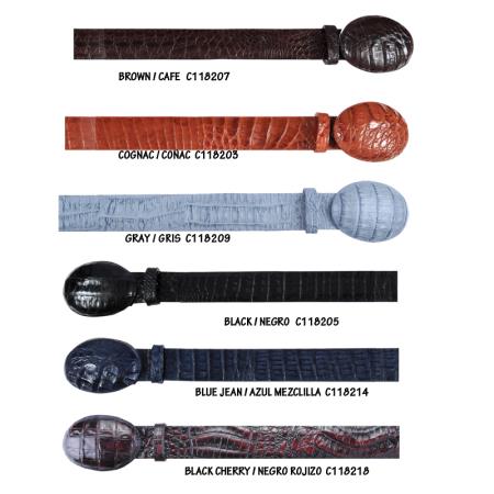 Western Style Gator ~ World Best Alligator ~ Gator Skin Belly Belt ...
