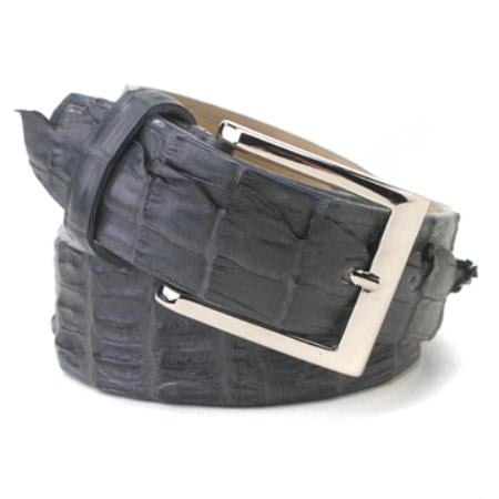 Medium Grey caiman ~ World Best Alligator ~ Gator Skin Hornback — MensUSA