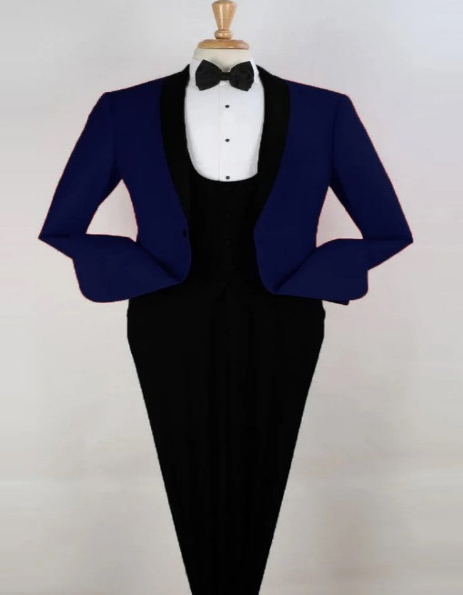 Blue Prom Suit - Blue Homecoming Outfits For Guys 1 Button Tuxedo Blue ...