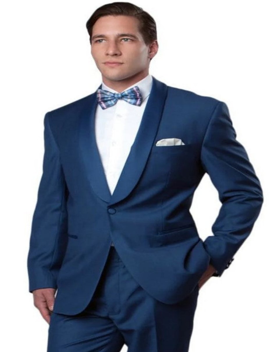 Blue Prom Suit - Blue Homecoming Outfits For Guys Midnight Blue — MensUSA