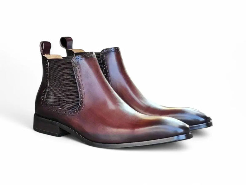 Hand Burnished Chelsea Boots — MensUSA