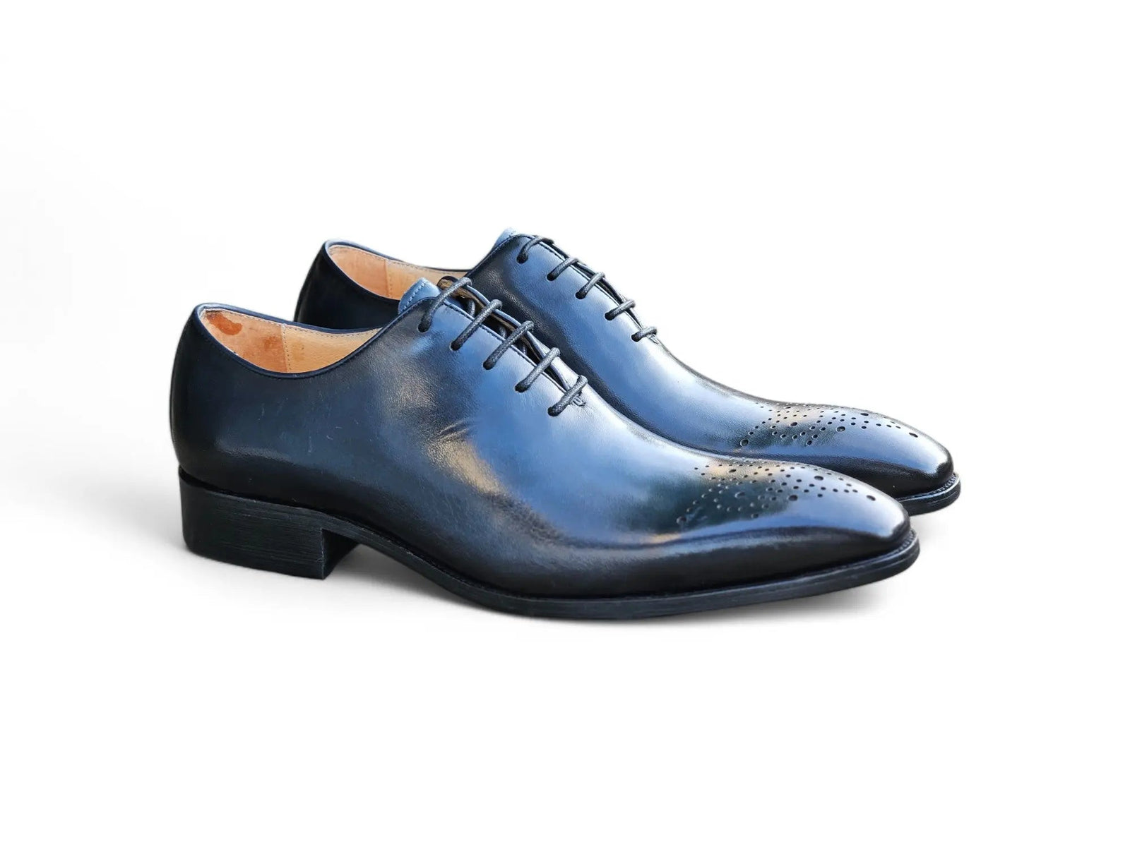 Hand Burnished Wholecut Calf Oxford — MensUSA