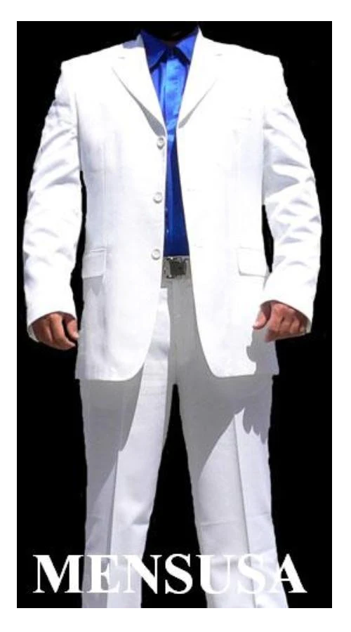 Joun Paul White 3 Buttons Super Cool Men S Suit — MensUSA