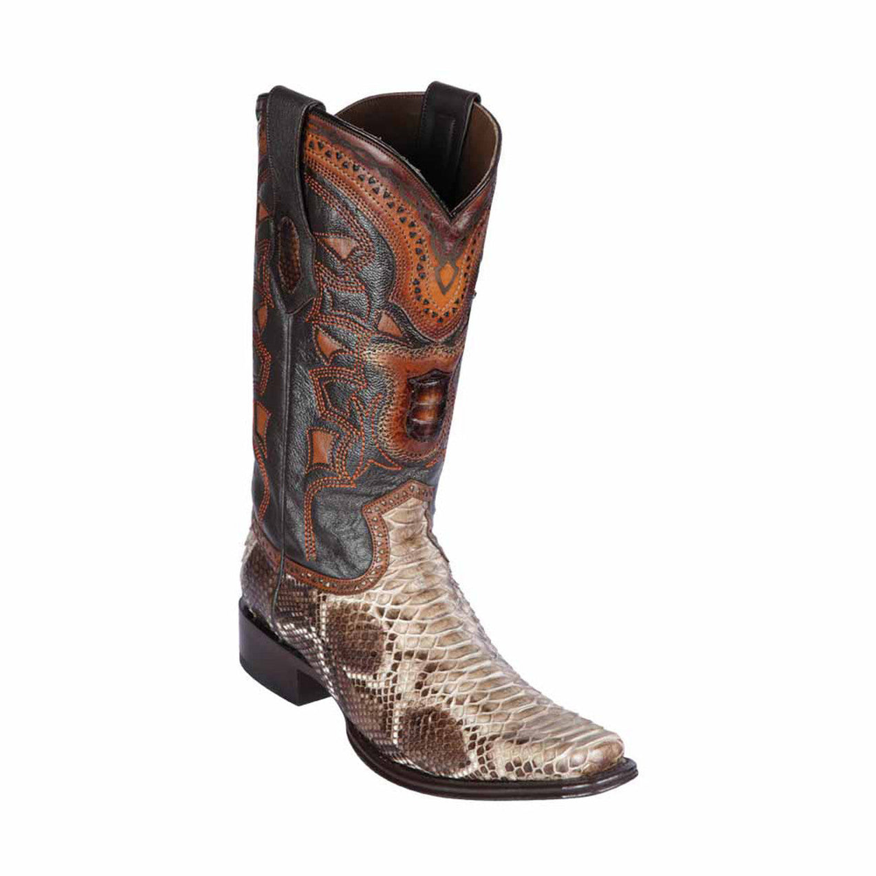 Rustic Brown Python Snakeskin Men's Boots – Alligator Warehouse — MensUSA
