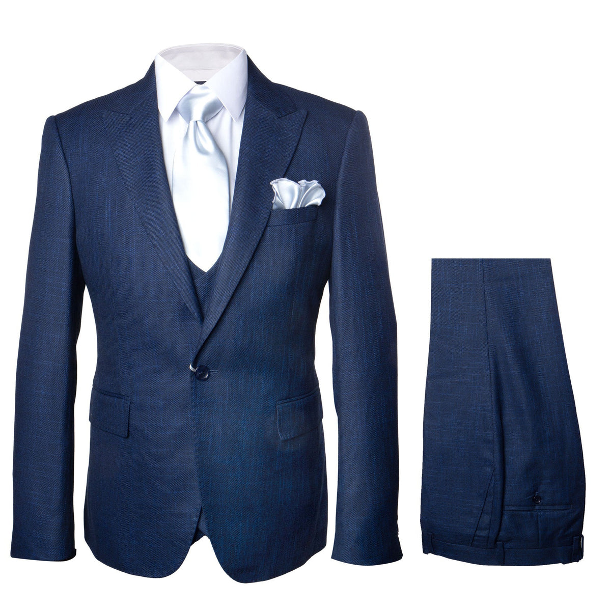 ROSSI MAN SLIM FIT 3 PIECE SUIT MAX RM1783 — MensUSA