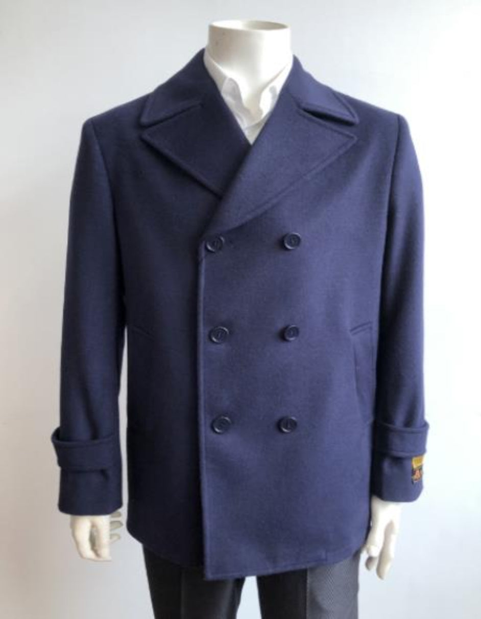 Men'S Dress Coat Double Breasted Designer Men'S Wool Men'S Peacoat Sal ...