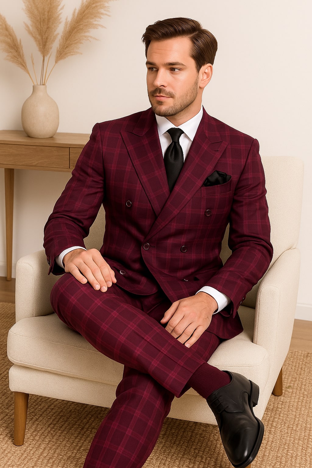 Burgundy Suit — MensUSA