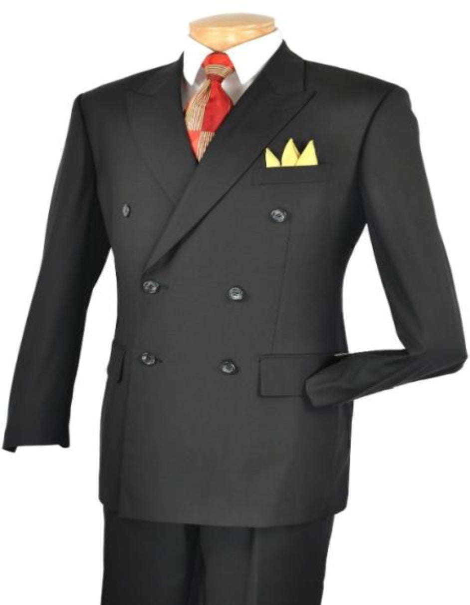 Mens 48 Short Suit - Black Suit — MensUSA