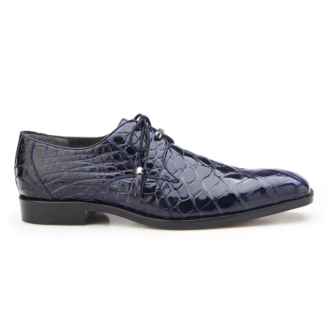 Red Alligator Derby Dress Shoe for Men | Belvedere Lago — MensUSA