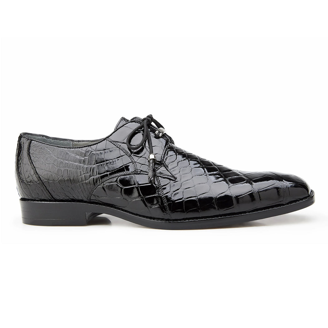 Red Alligator Derby Dress Shoe for Men | Belvedere Lago — MensUSA