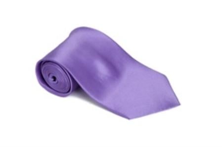 Bushlavender 100% Silk Solid Necktie With Handkerchief Buy 10 Of Same ...