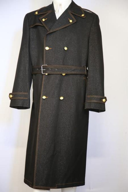 Men's Button Fastener Double Breasted Suit Peak Lapel Suit Black — MensUSA