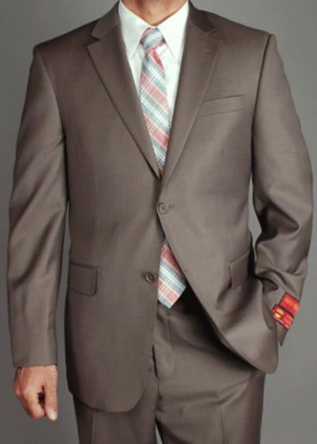 Men's US classic Walnut Taupe Suit- High End Suits - High Quality Suit ...