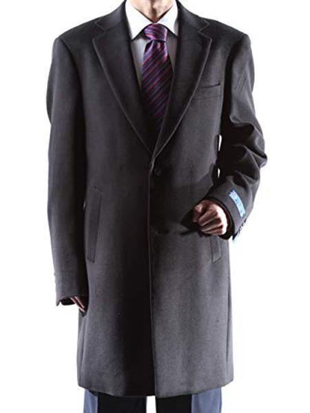 Men's Dress Coat Caravelli Long Jacket 2 Buttons Style Men's Carcoat ...