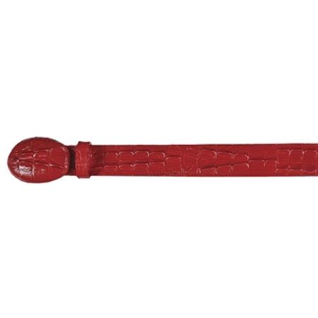 Authentic Genuine Real World Best Alligator ~ Gator Skin Print Red ...
