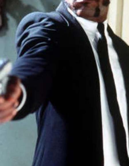 Men's Pulp Fiction Black Suit Costume Package Combo ~ Combination + Sh ...