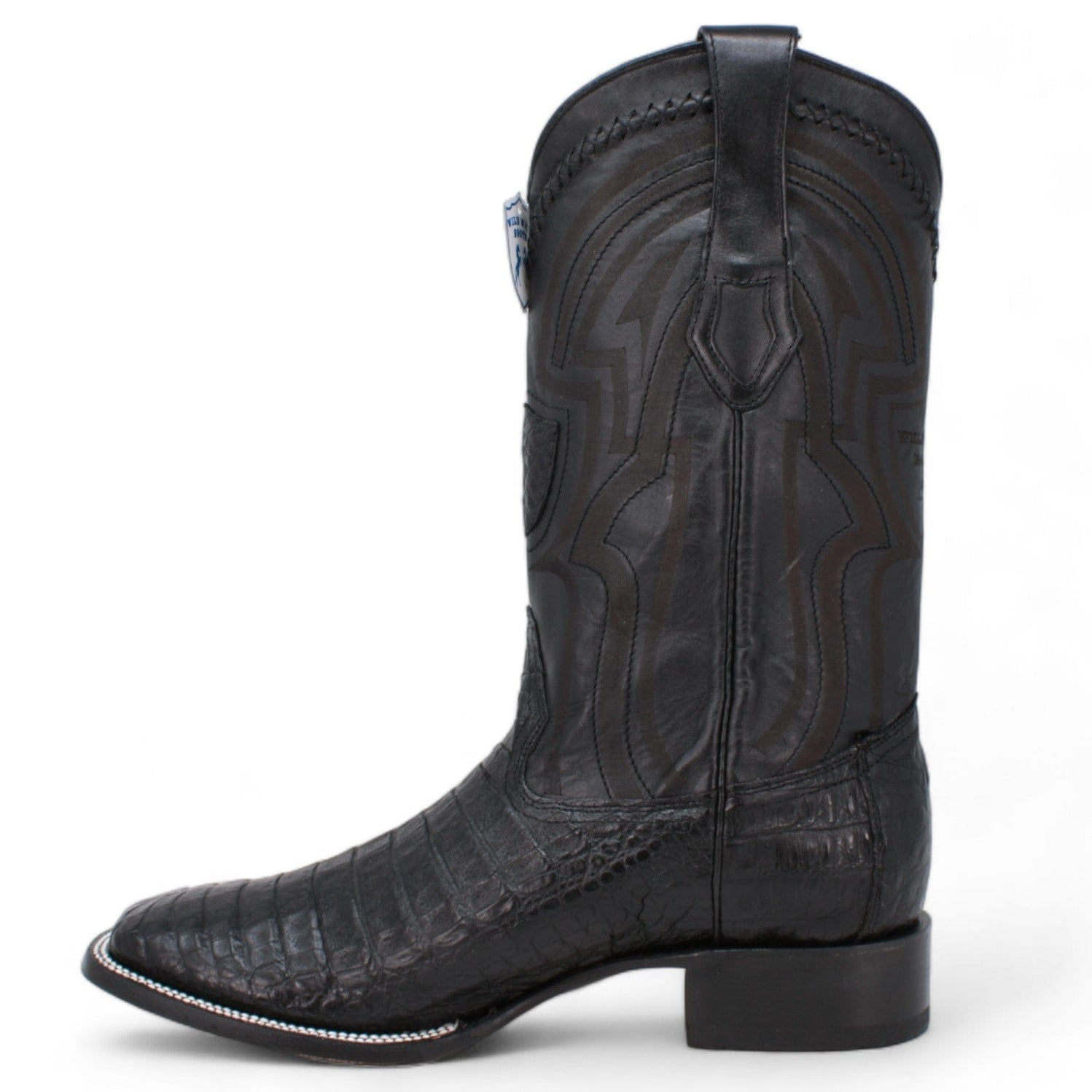 Men's Wild West Caiman Belly Ranch Toe Boots 2824L82 — MensUSA