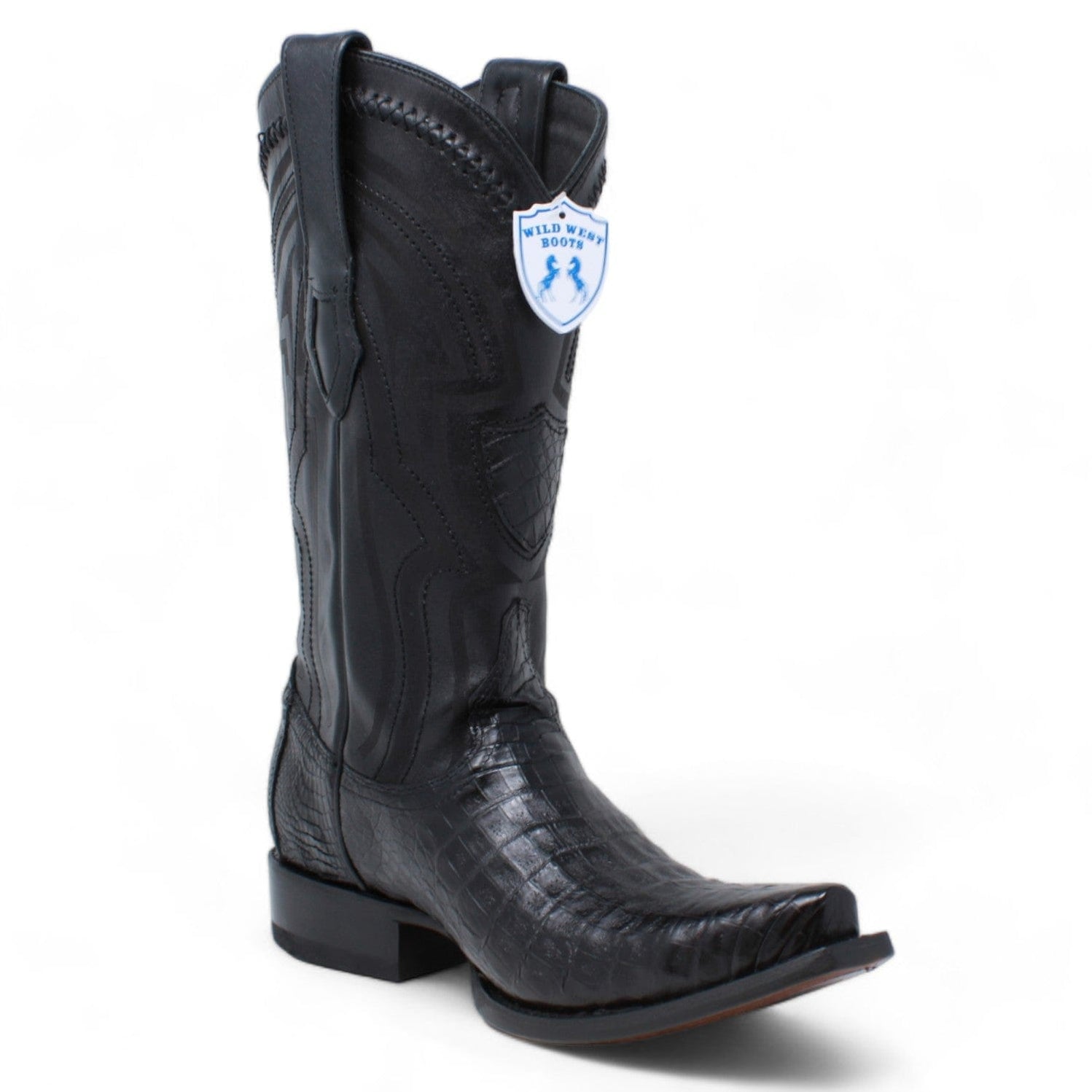 Men's Wild West Caiman Belly Skin Snip Toe Boot 294L8205 — MensUSA