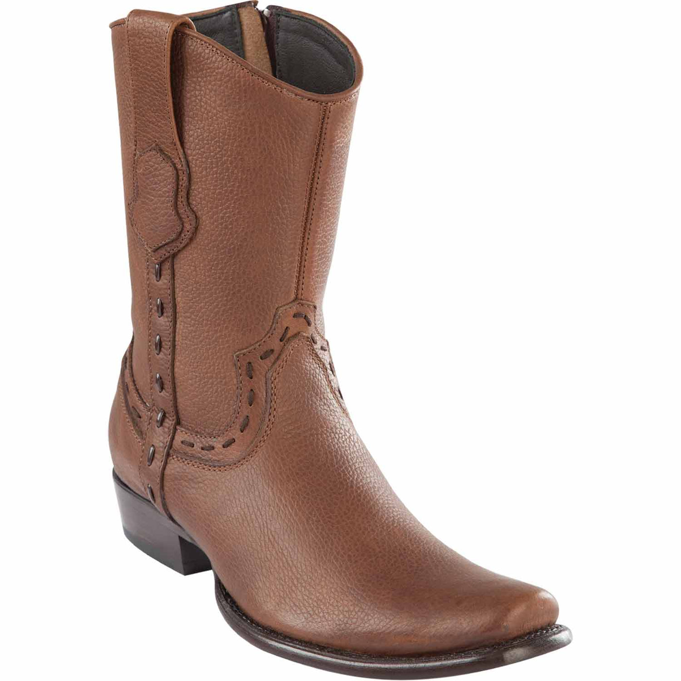 Men's Wild West Genuine Leather Dubai Toe Short Boots 279B27 — MensUSA