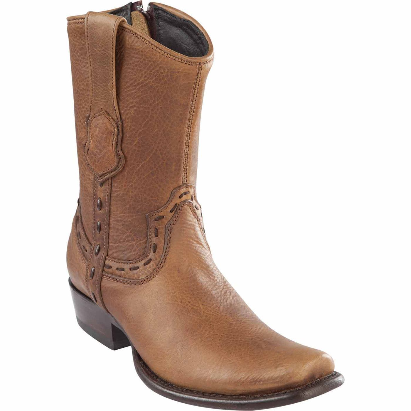Men's Wild West Genuine Leather Dubai Toe Short Boots 279B99 — MensUSA