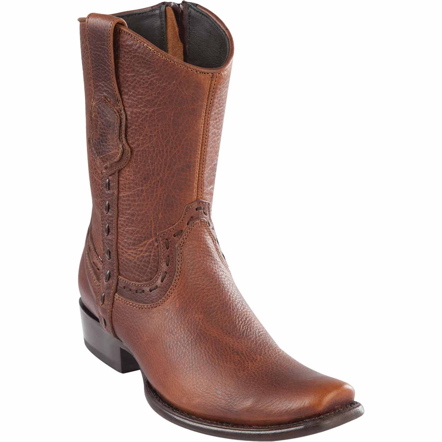 Men's Wild West Genuine Leather Dubai Toe Short Boots 279B99 — MensUSA