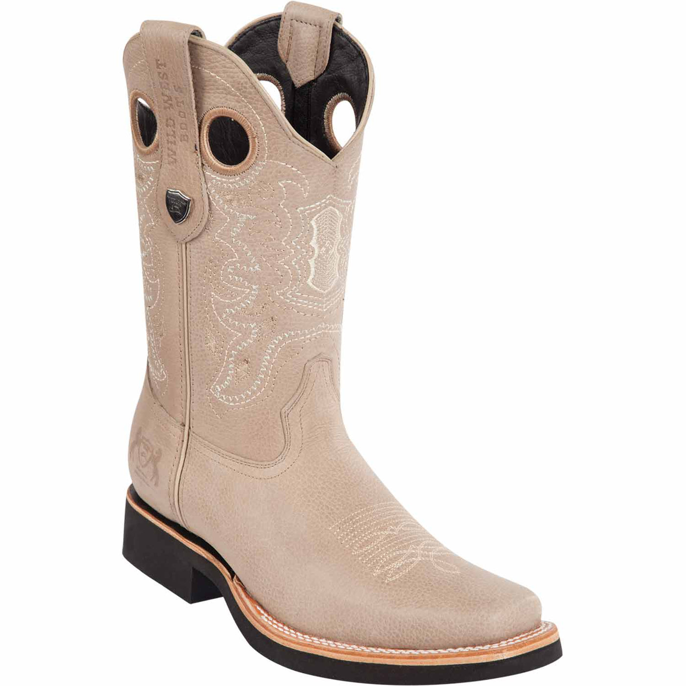 Men's Wild West Genuine Leather Rodeo Toe Boots 2813E27 — MensUSA