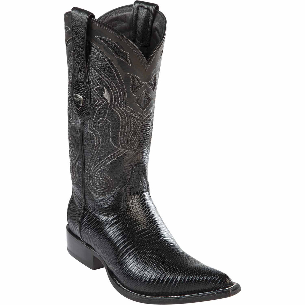 Men's Wild West Ring Lizard Skin 3X Toe Boots 29506 — MensUSA