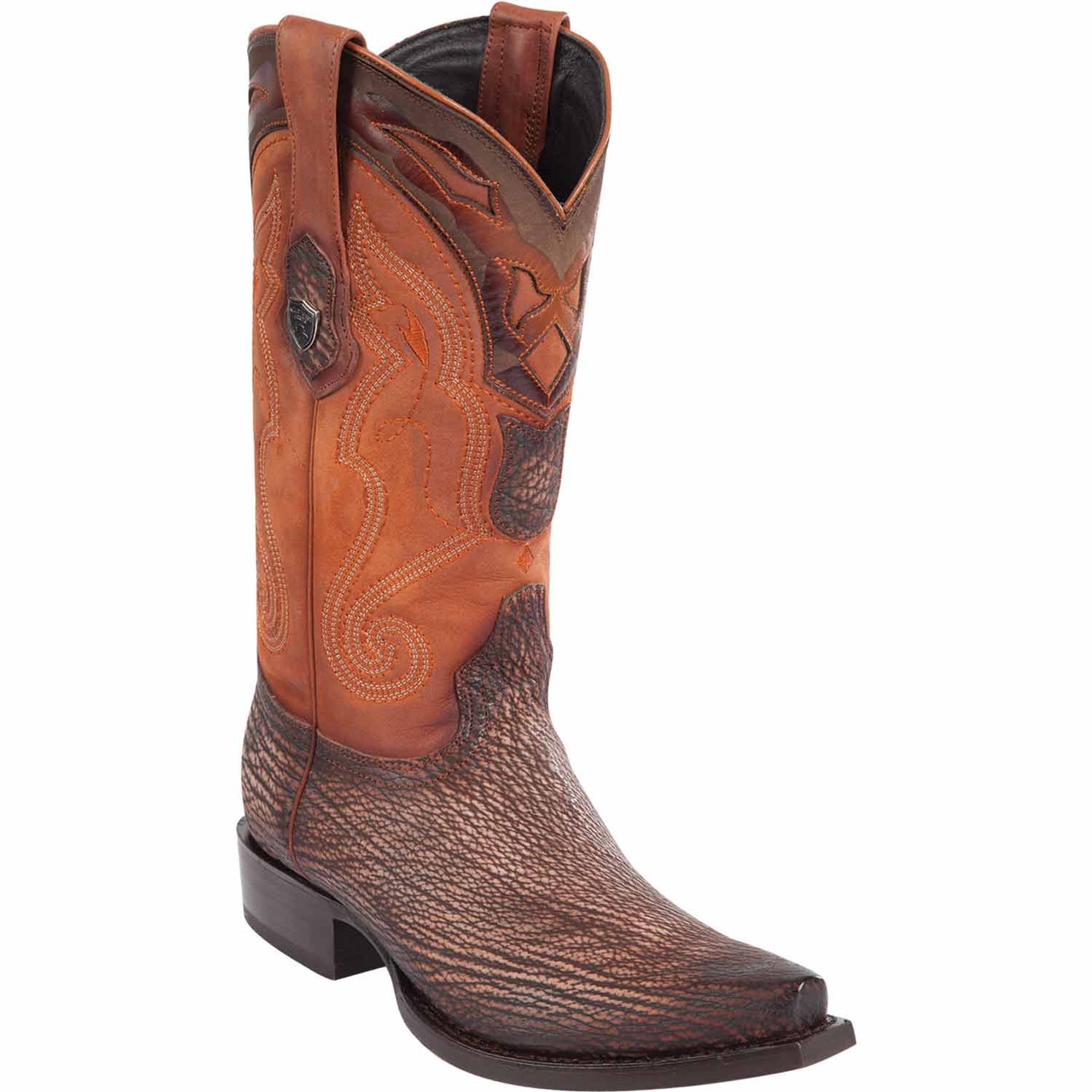 Men's Wild West Shark Skin Snip Toe Boots — MensUSA